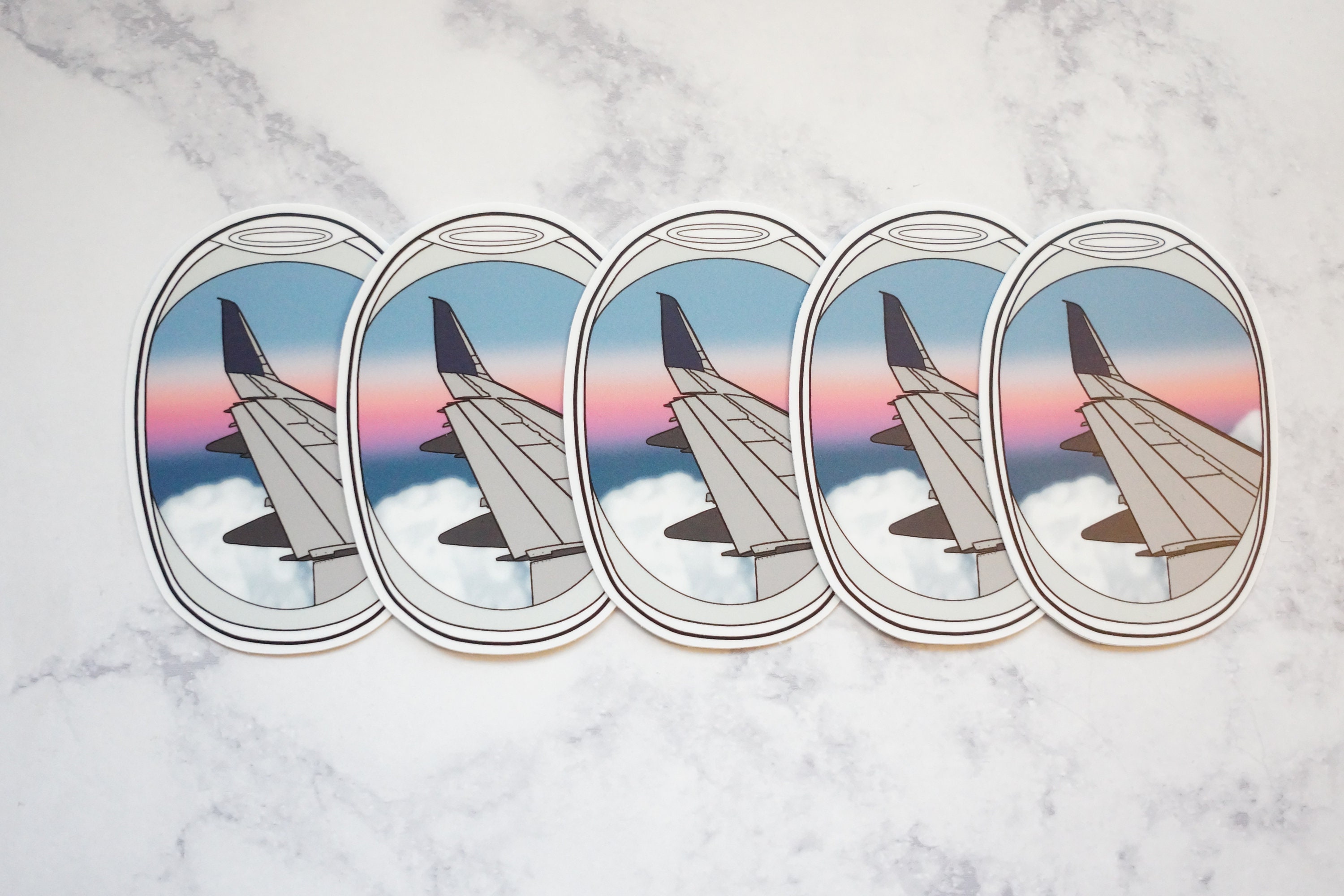 Travel Inspired Sticker Waterproof Plane Sticker Flight - Etsy