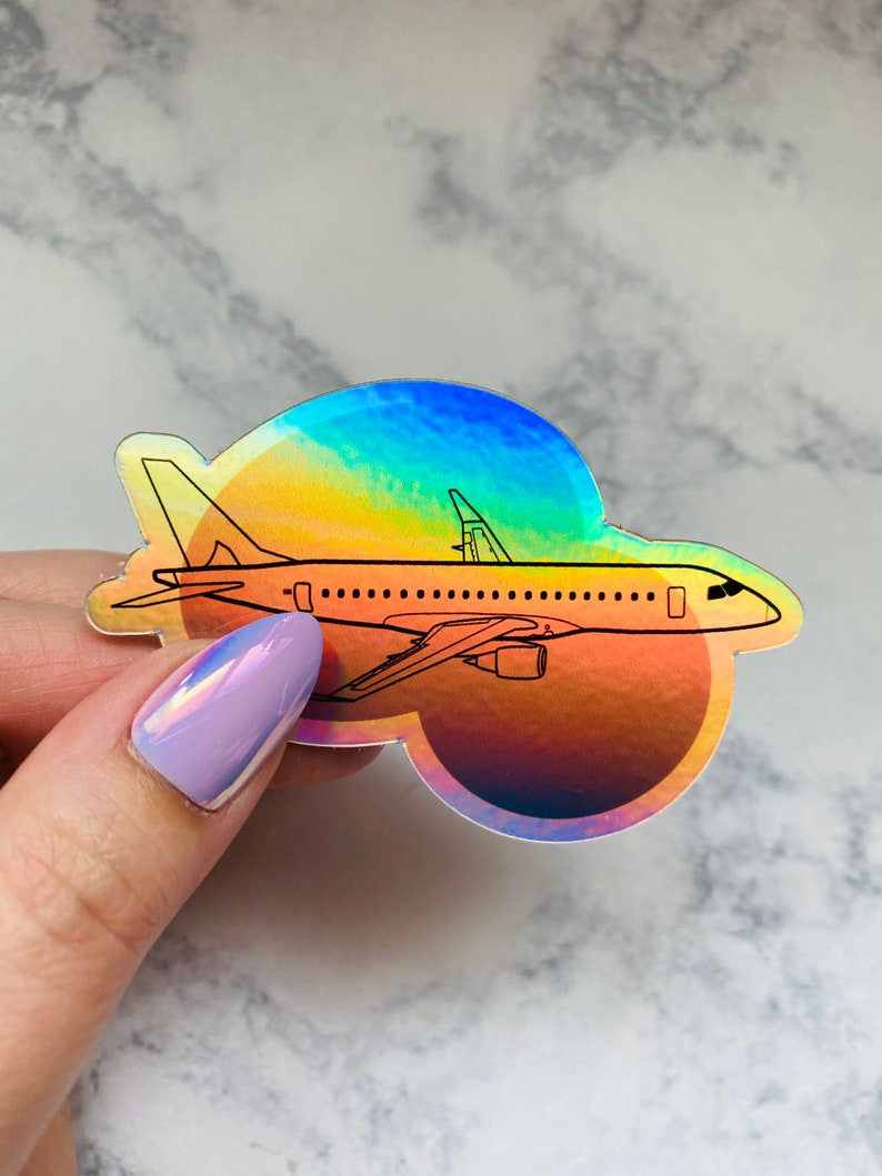 Travel Inspired Plane Sticker Travel Enthusiast Waterproof - Etsy