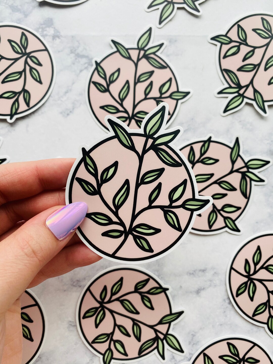 Waterproof Plant Sticker, Floral Plant Sticker, Plant Lady Sticker ...
