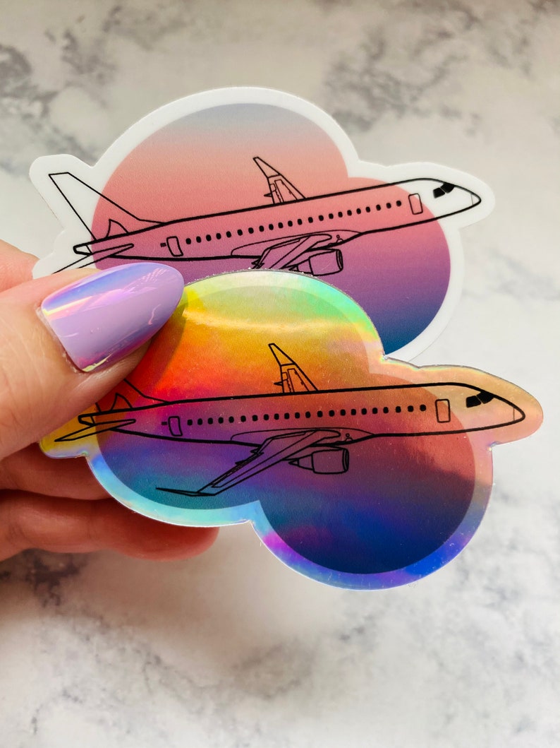 Travel Inspired Plane Sticker Travel Enthusiast Waterproof - Etsy