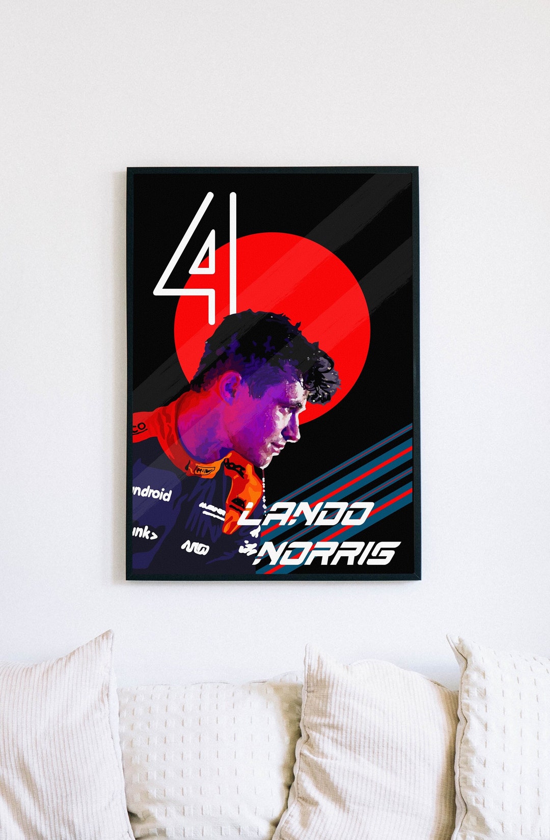 Neon Lando Norris Mclaren - Etsy