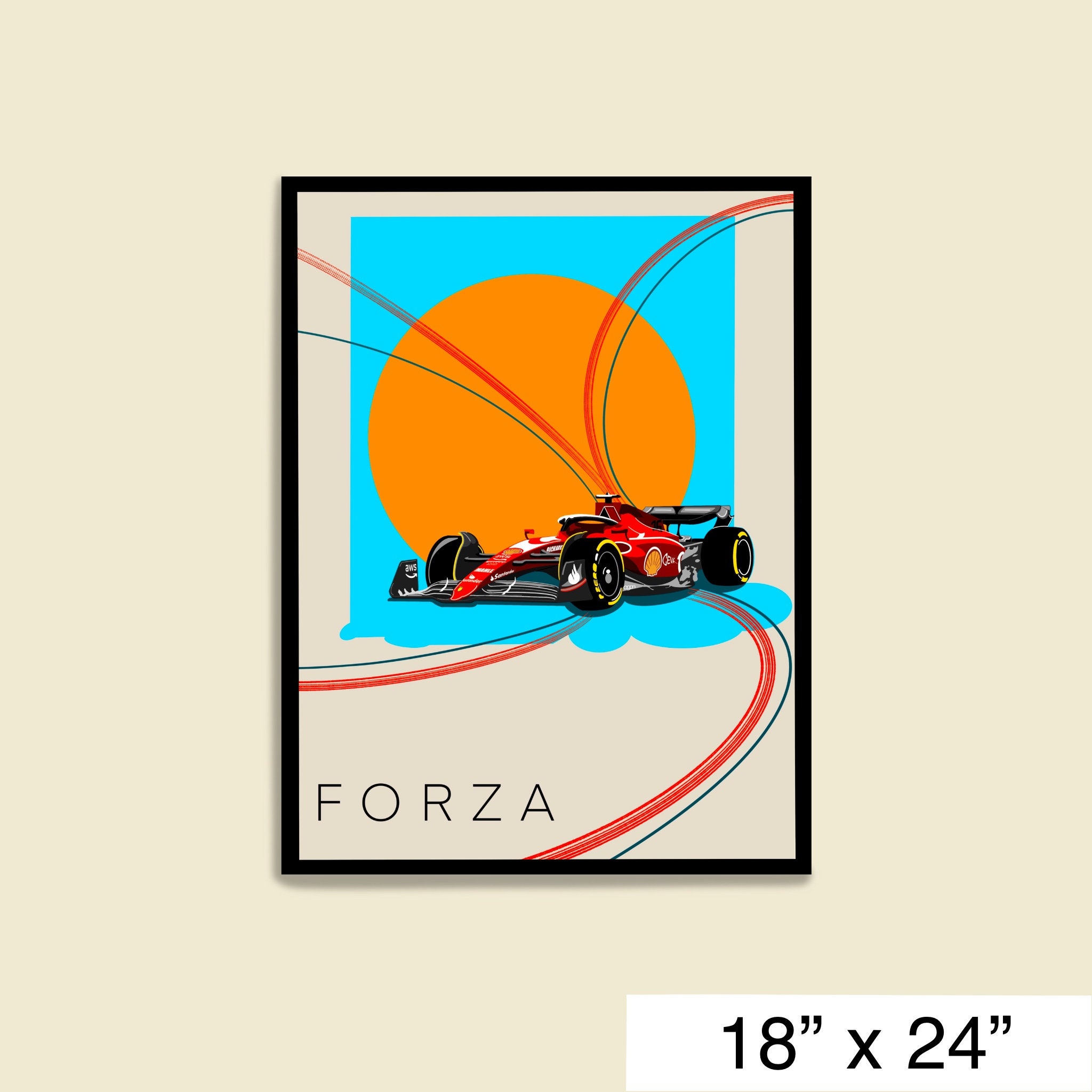 FORZA Charles Poster - Etsy