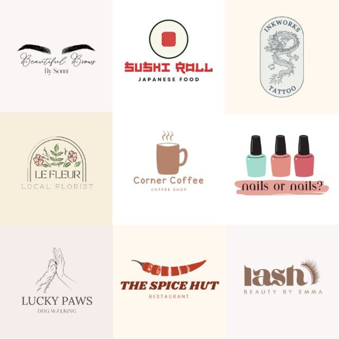 Custom Logo Design, Crafting Distinctive Logos: Custom Designs to Make ...