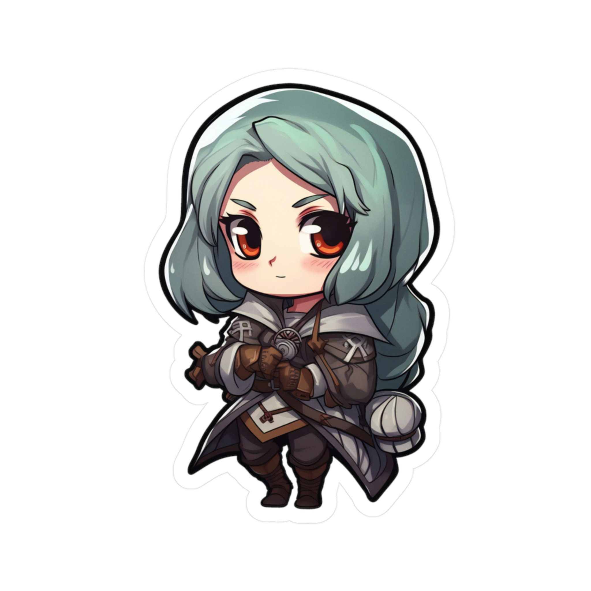 D&D Sticker Cute Rogue Sticker Dungeons and Dragons TTRPG Sticker Vinyl ...