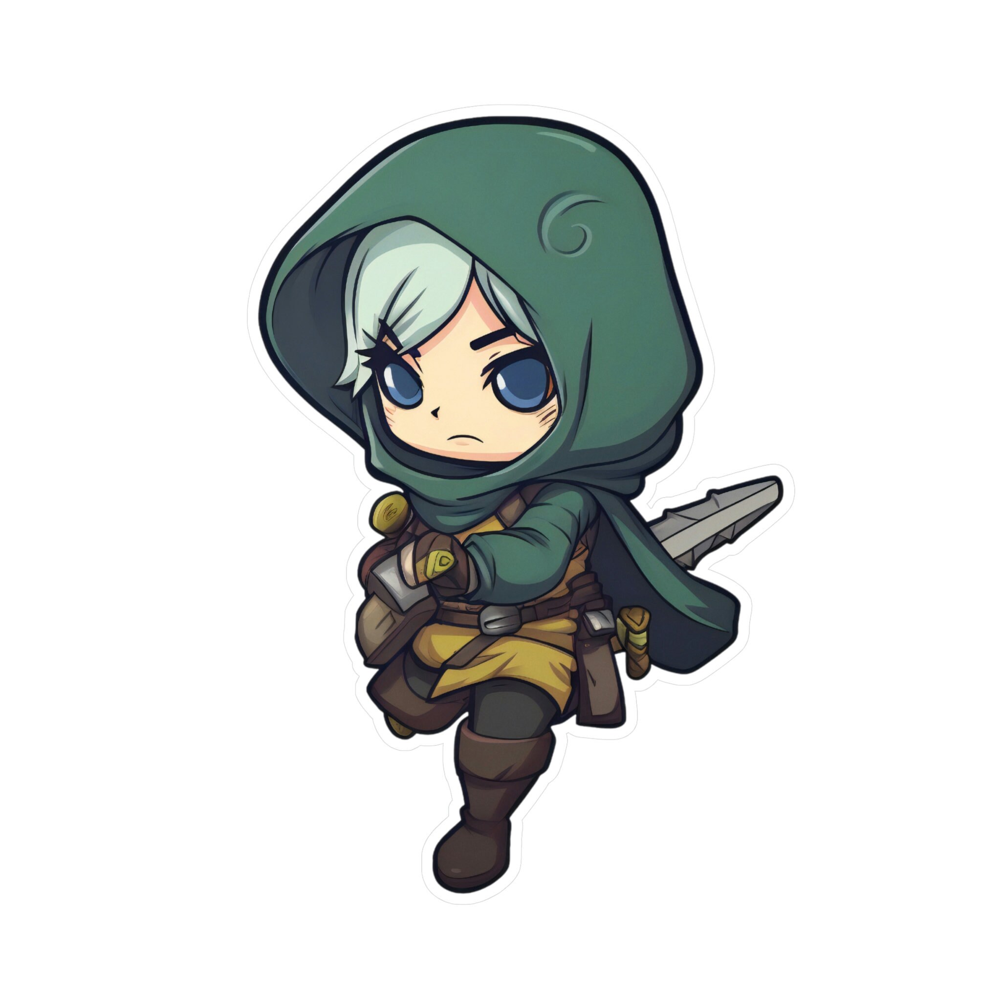 D&D Sticker | Cute Rogue Sticker | Dungeons and Dragons | TTRPG Sticker ...