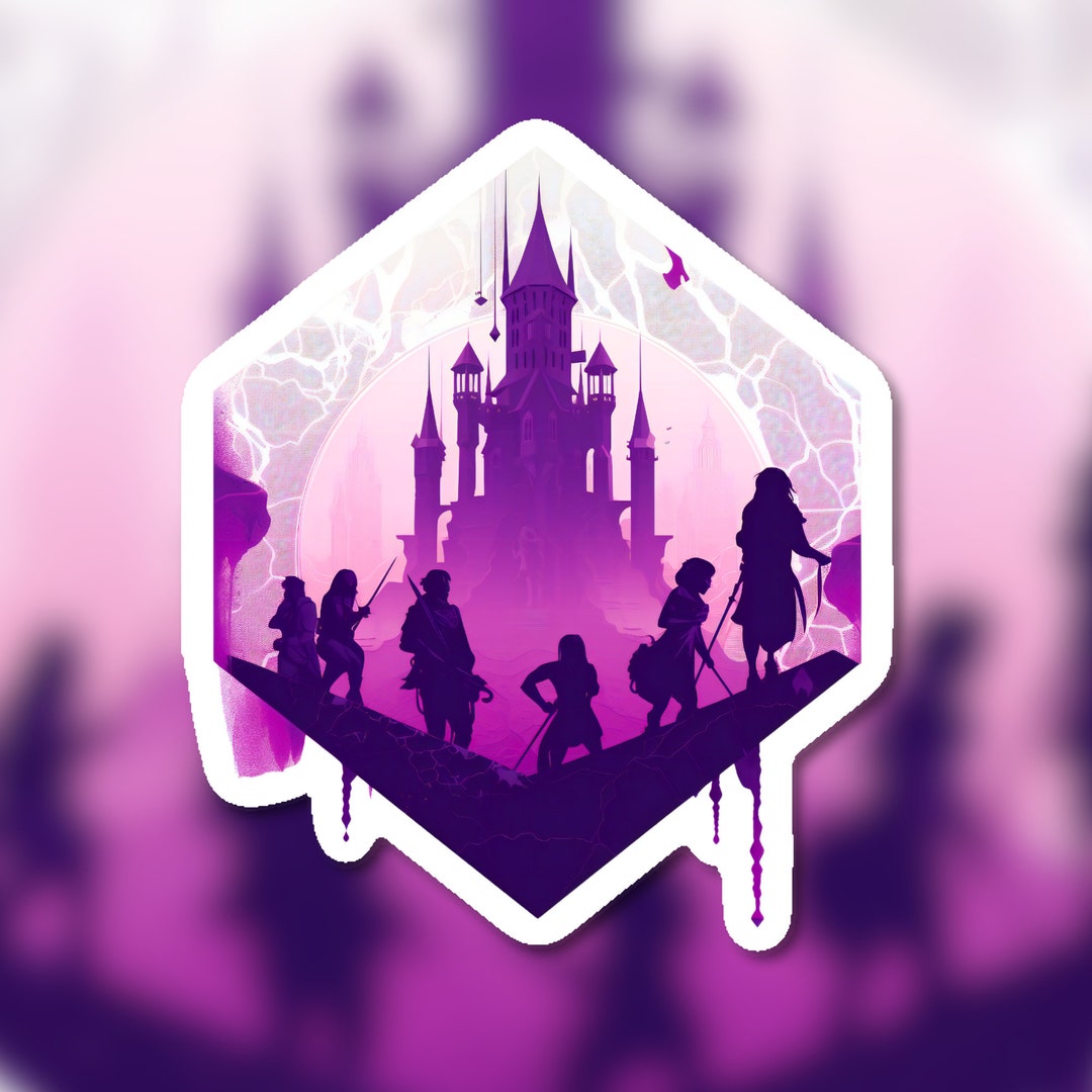 D&D Sticker | Cute D20 Sticker | Dungeons and Dragons | TTRPG Sticker ...