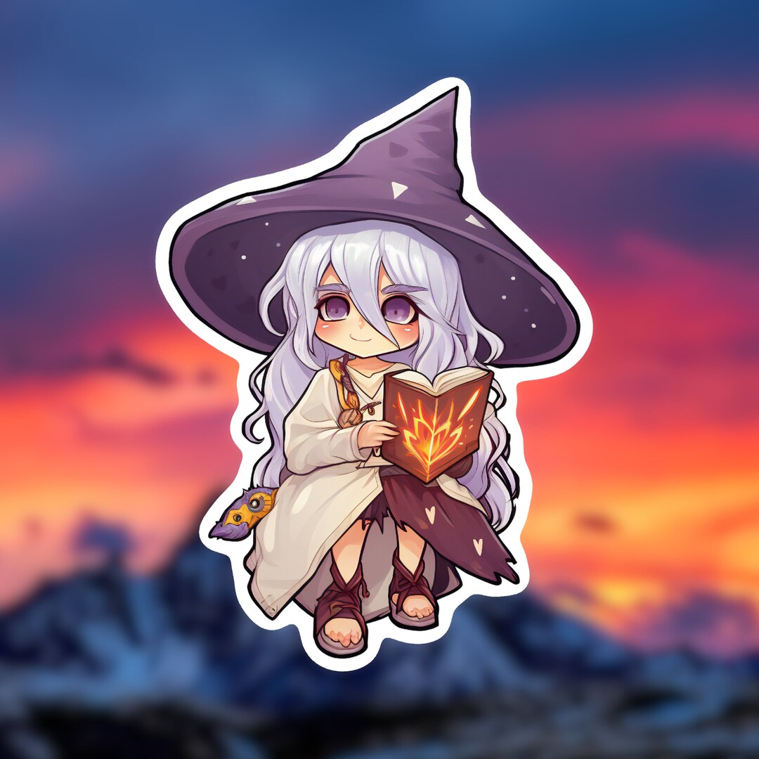 D&D Sticker Cute Warlock Sticker Dungeons and Dragons TTRPG Sticker ...