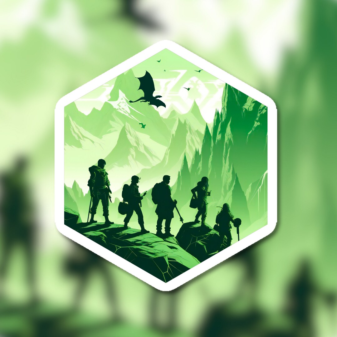 D&D Sticker | Cute D20 Sticker | Dungeons and Dragons | TTRPG Sticker ...