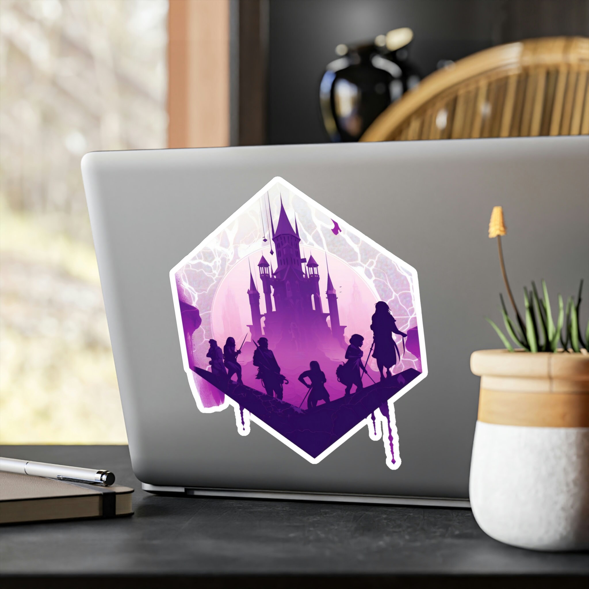 D&D Sticker Cute D20 Sticker Dungeons and Dragons TTRPG Sticker Vinyl ...