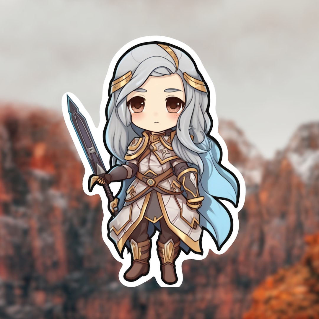 D&D Sticker | Cute Cleric Sticker | Dungeons and Dragons | TTRPG ...