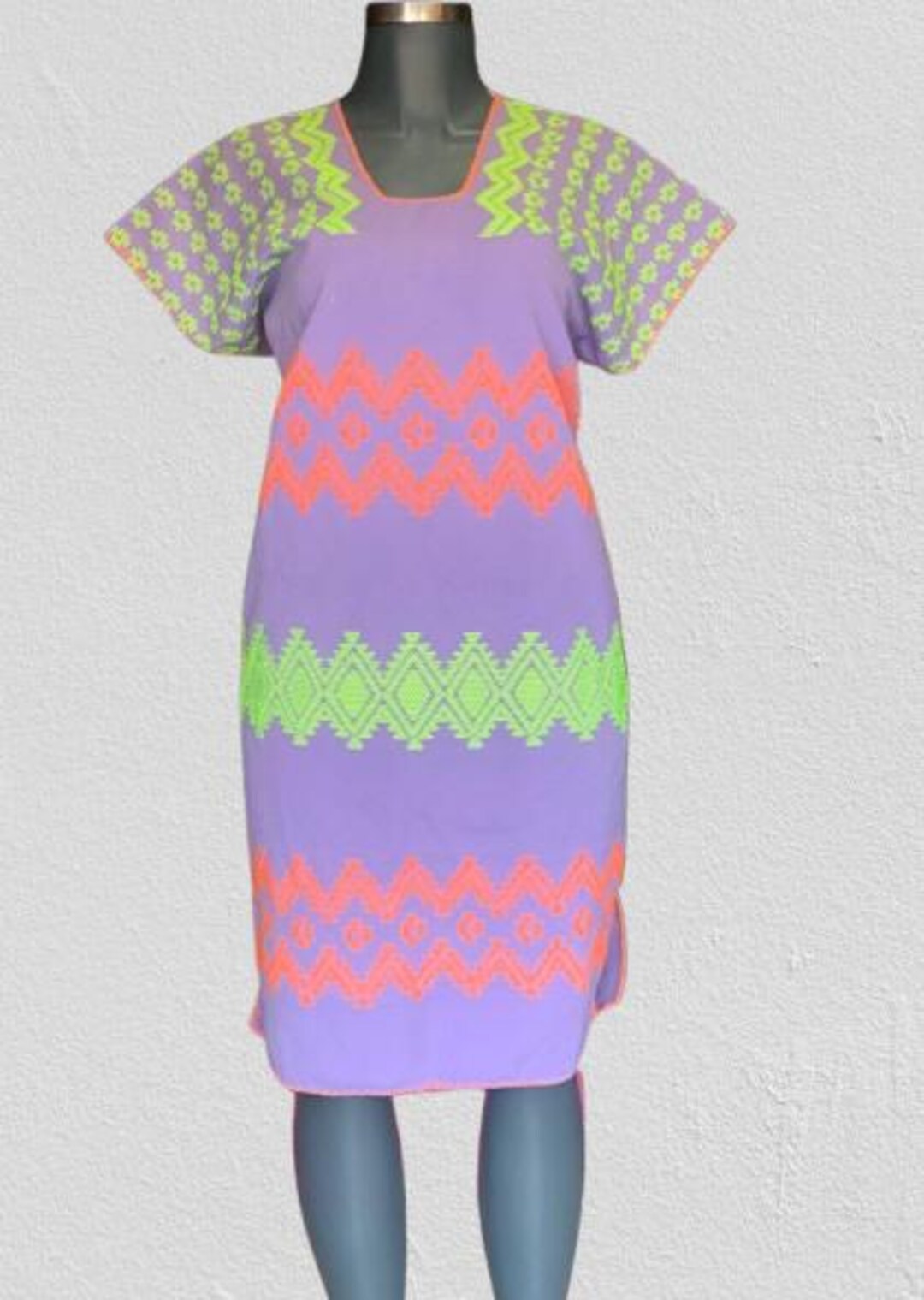 Huipil Mexicano, Huipil Oaxaqueño, Kaftan Boho Mexicano, Kaftan Boho ...