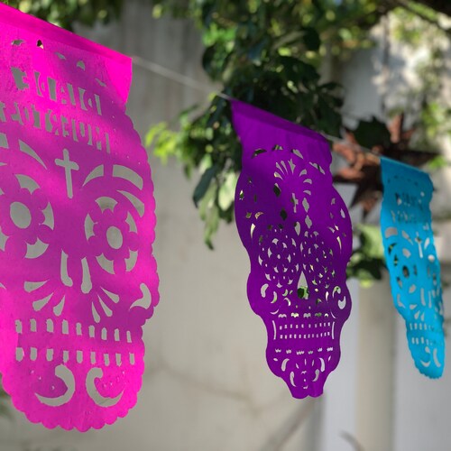 Papel Picado Mexican Coco Banner Mexican Décoration Banner - Etsy