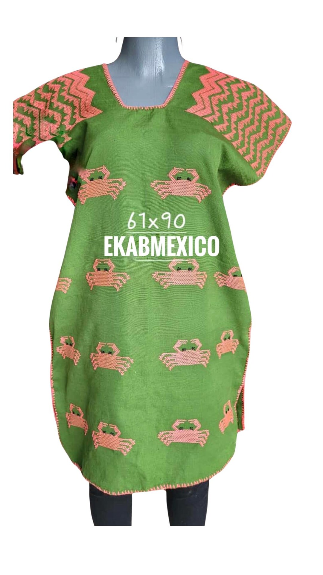 Huipil Mexicano, Huipil Oaxaqueño, Kaftan Boho Mexicano, Kaftan Boho ...