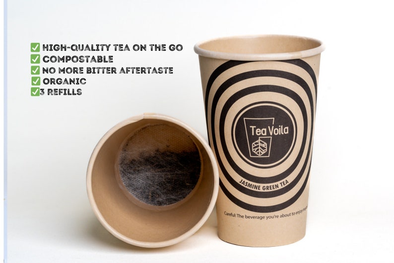 Teavoila Tea -built-in Infuser in Biodegradable, Individually Sealed ...