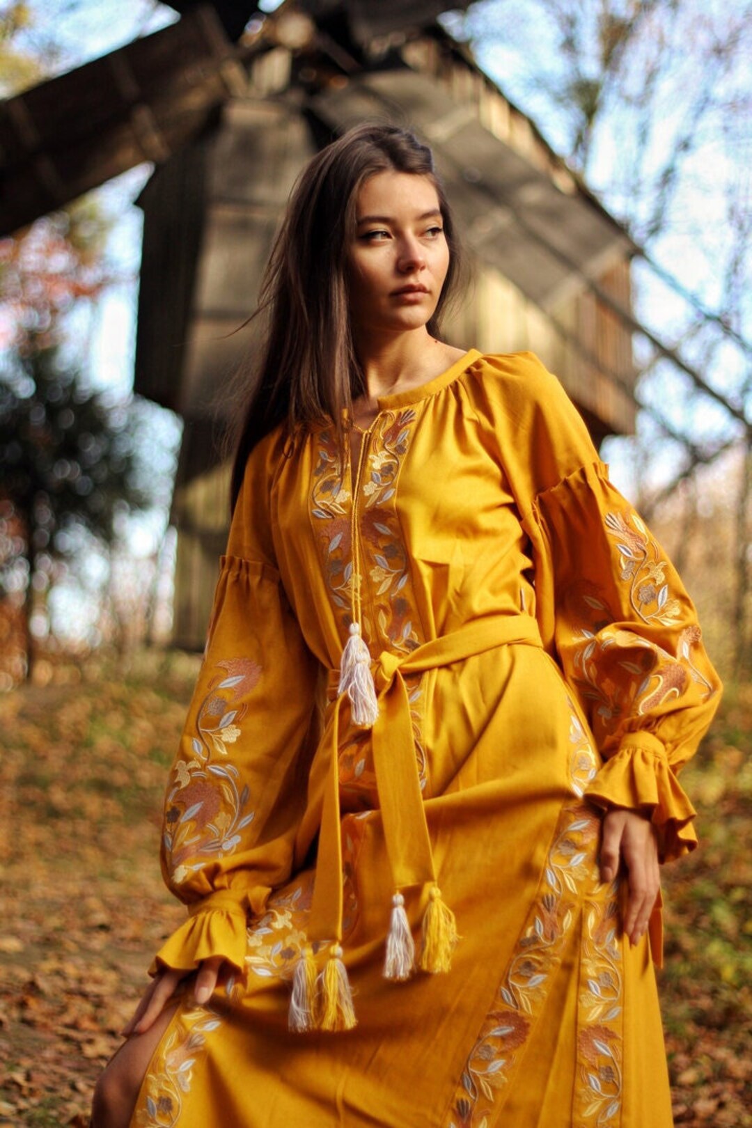 Embroidered Dress Ukrainian Dress, Vyshyvanka Dress Gift for Her, Gift ...