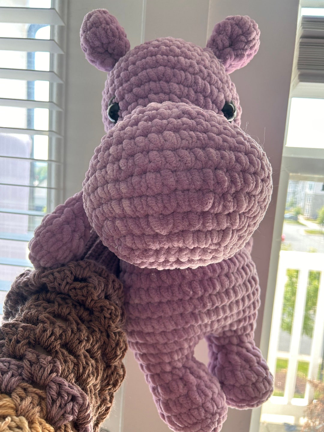 Crochet Jumbo Hippo - Etsy