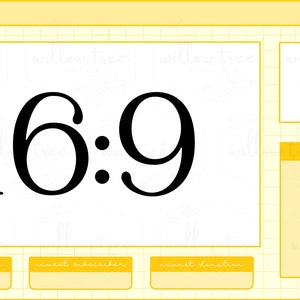 Simple Yellow Twitch Stream Overlay | Lemon, Pastel, Kawaii Theme - Etsy