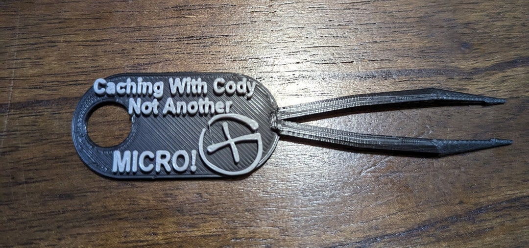 Personalized Geocaching Tweezer Keychain - Etsy