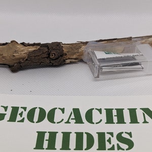 Evil Geocaching Stick Container - Etsy