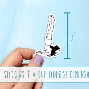 Acro Stickers, Acrobatic Pose Decals, Dance Gymnast Vinyl Stickers - Etsy