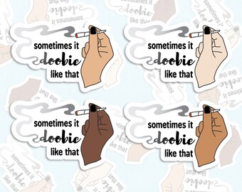 Doobie Sticker - Etsy