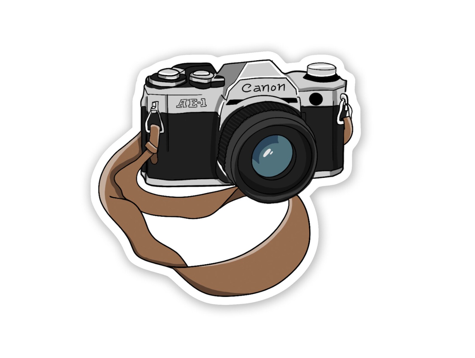 Camera Sticker Adventure Stickers Waterbottle Stickers | Etsy