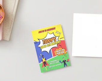 Splatoon Birthday Invitation, Printable Birthday Party Invitations ...