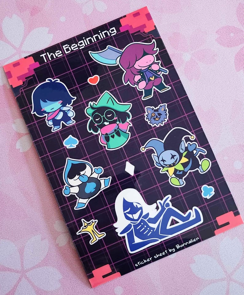 Deltarune Sticker Sheets | Stationery - Etsy Canada