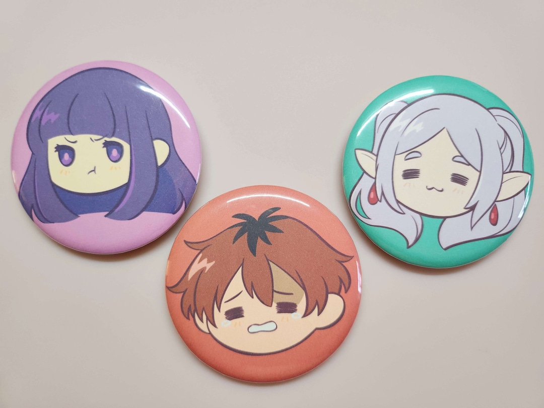 Frieren Chibi Buttons | Frieren, Fern, Stark | Anime Pin - Etsy
