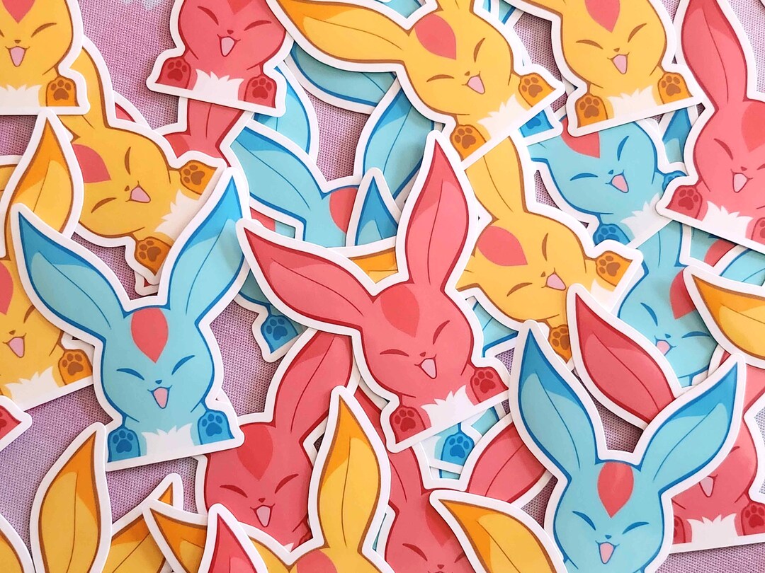 FFXIV Carbuncle Peeking Stickers | Stationery - Etsy