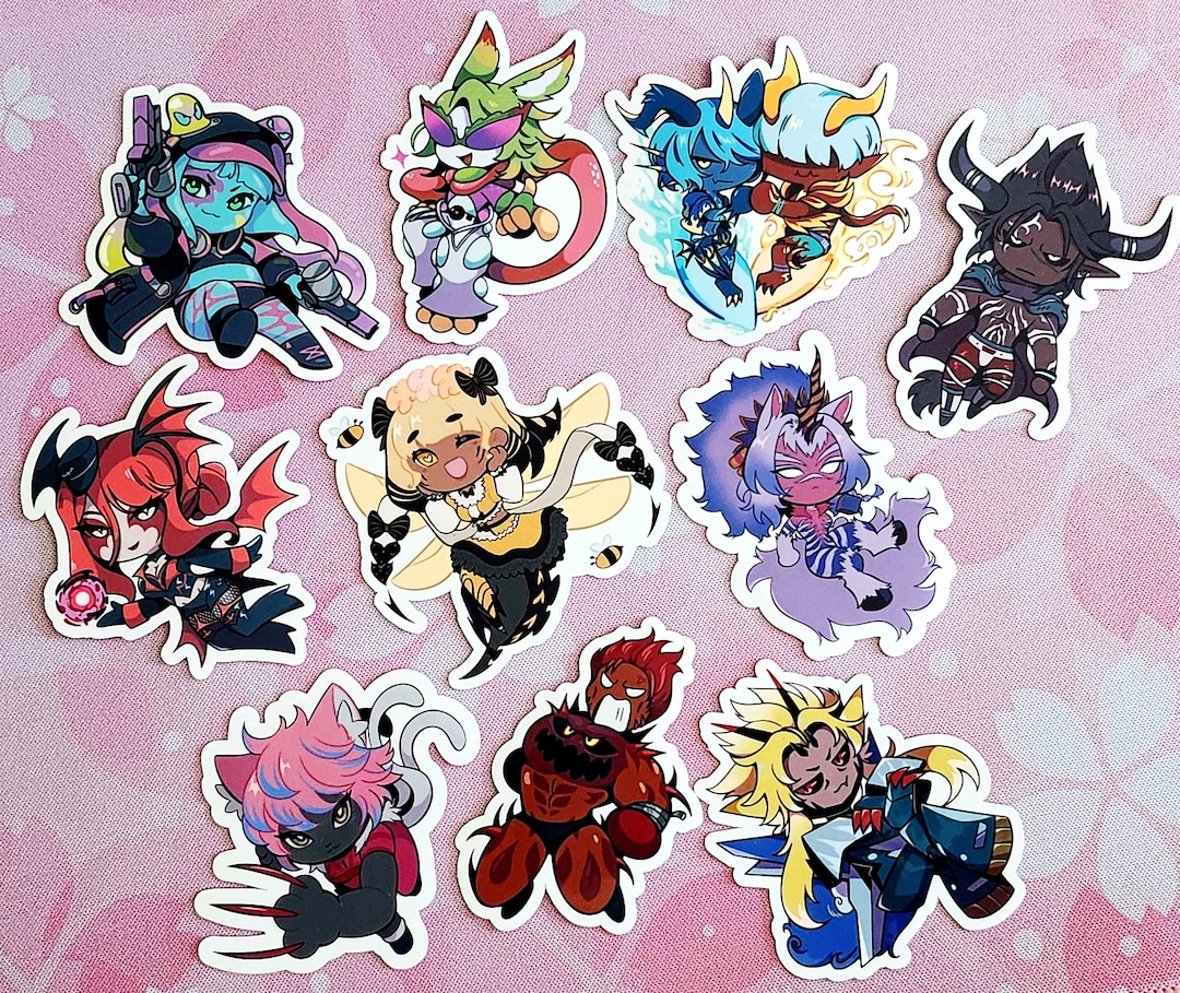 FFXIV Arcadion Fighter Stickers | Final Fantasy XIV Dawntrail - Etsy