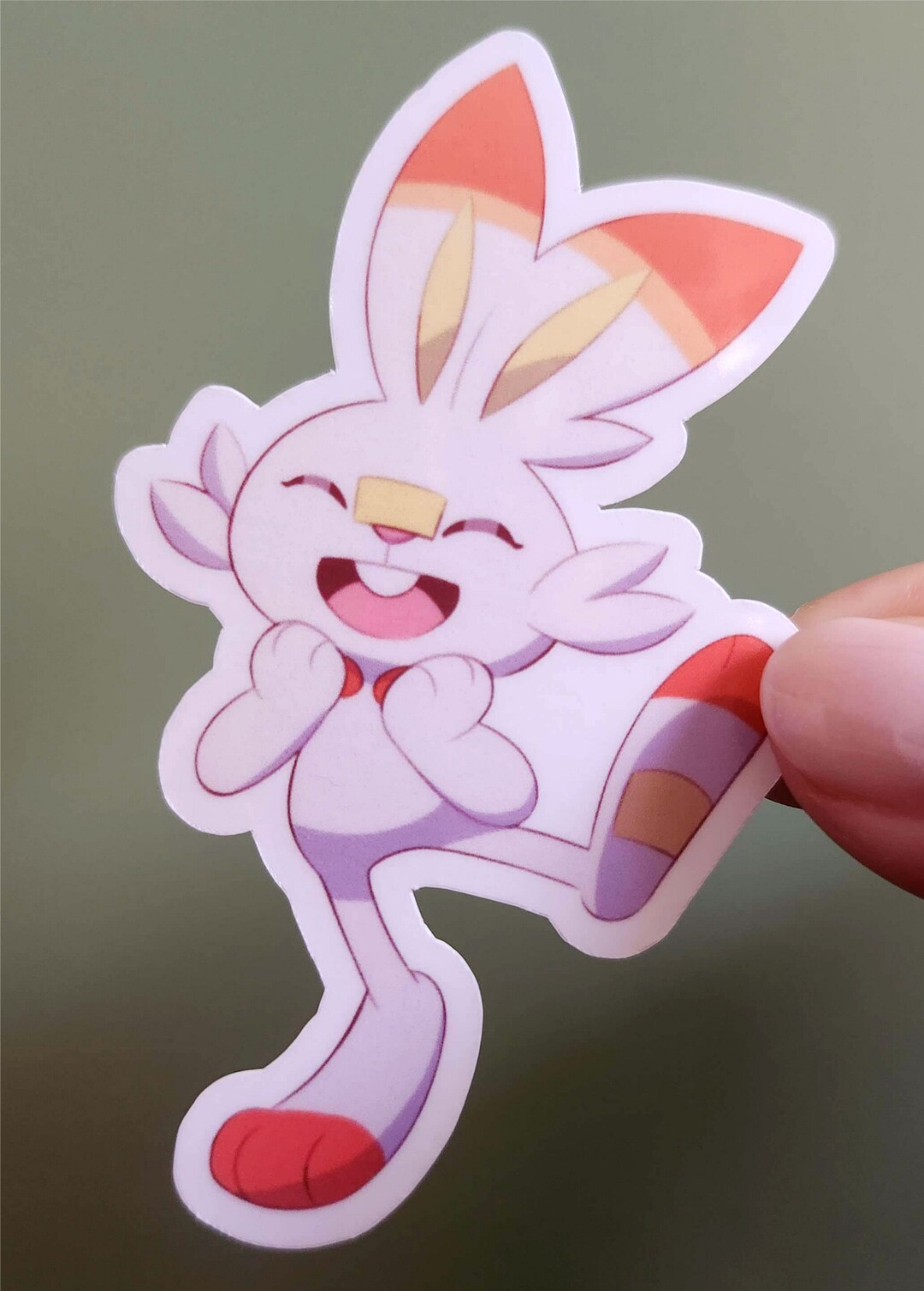 POKEMON Scorbunny Sticker Pocket Monsters - Etsy