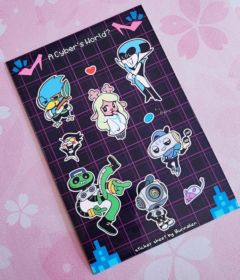 Deltarune Sticker Sheets | Stationery - Etsy Canada