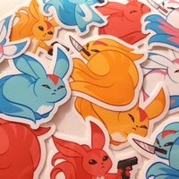 FFXIV Minion Inspired Sticker: Caduceus-- Final Fantasy 14 Inspired 3 ...