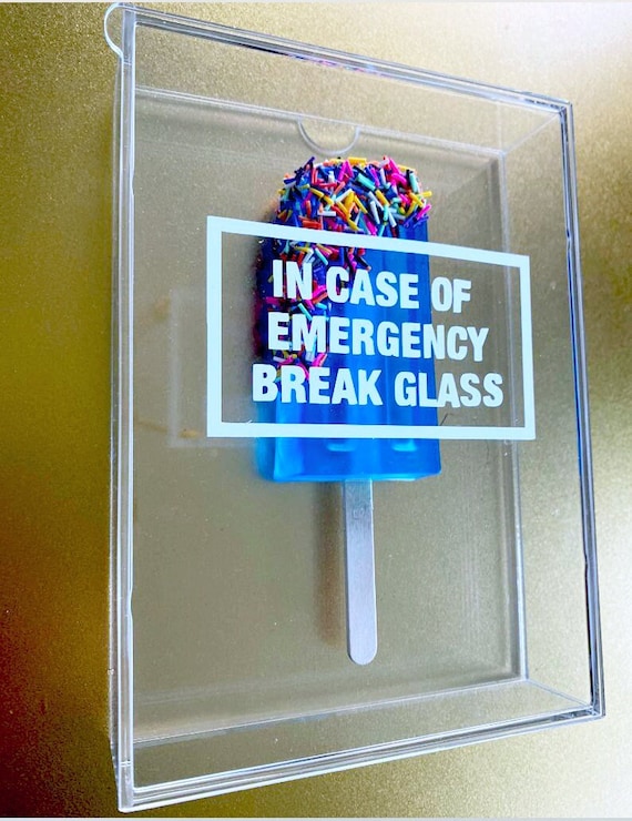 Resin Popsicle Sprinkle Popsicle in Case of Emergency Break - Etsy