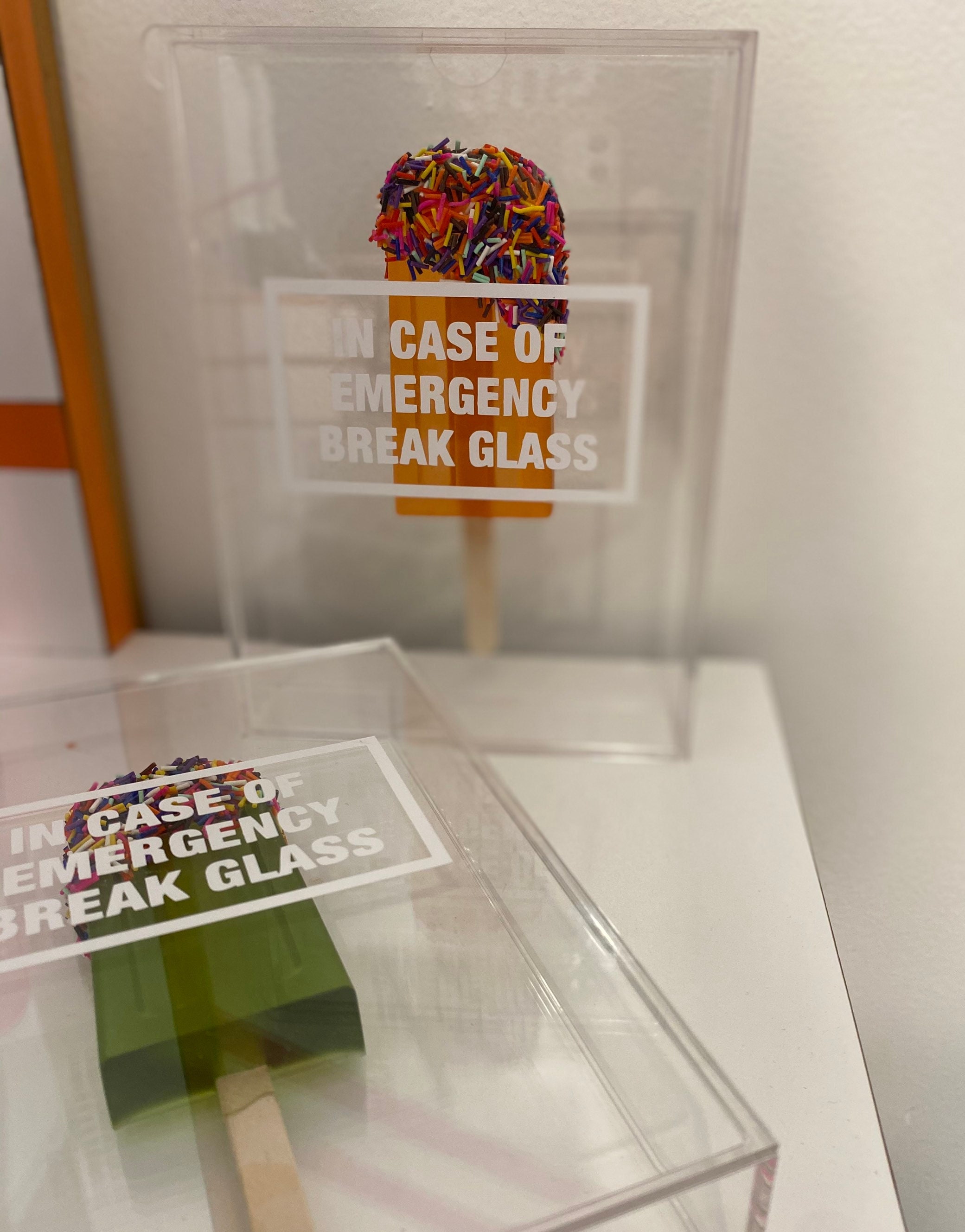 Resin Popsicle Sprinkle Popsicle in Case of Emergency Break | Etsy