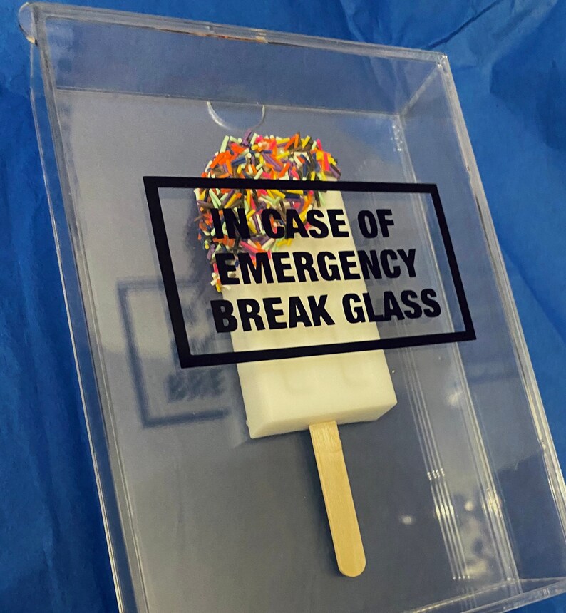 Resin Popsicle Sprinkle Popsicle in Case of Emergency Break - Etsy