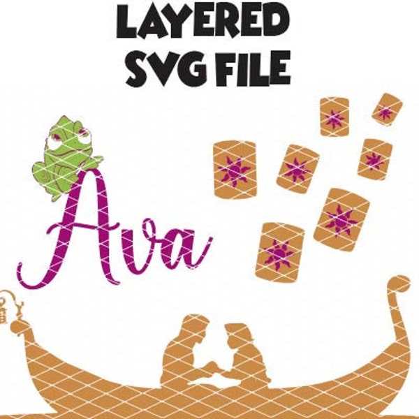 Tangled Boat Svg - Etsy