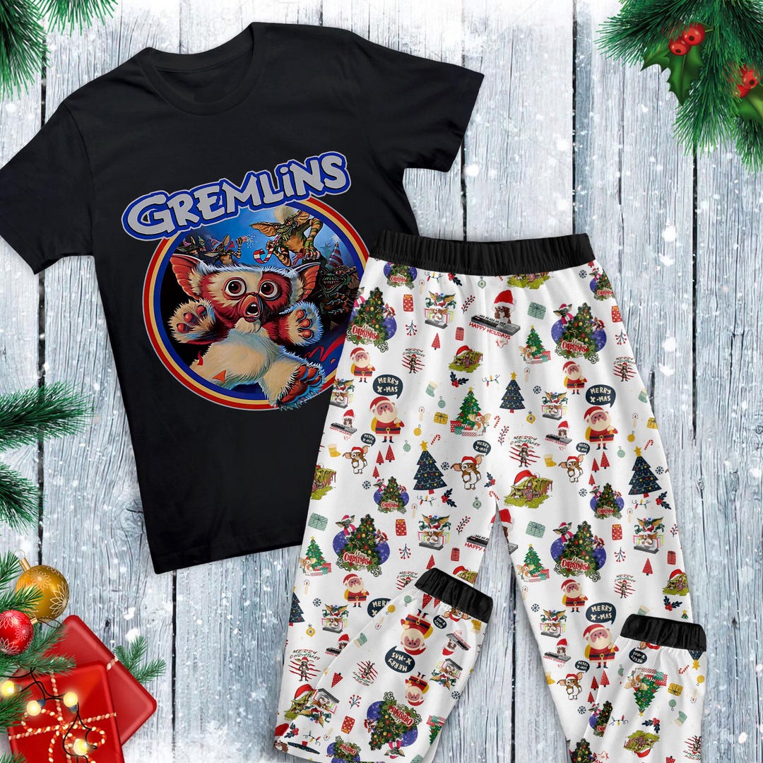 Gremlins Holiday Pajamas Set, Gremlins Personalized Family Pajamas ...