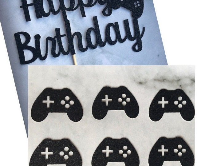 Gaming Topper Set gaming Cake Toppers Cake Toppers Teens Xbox Cake ...