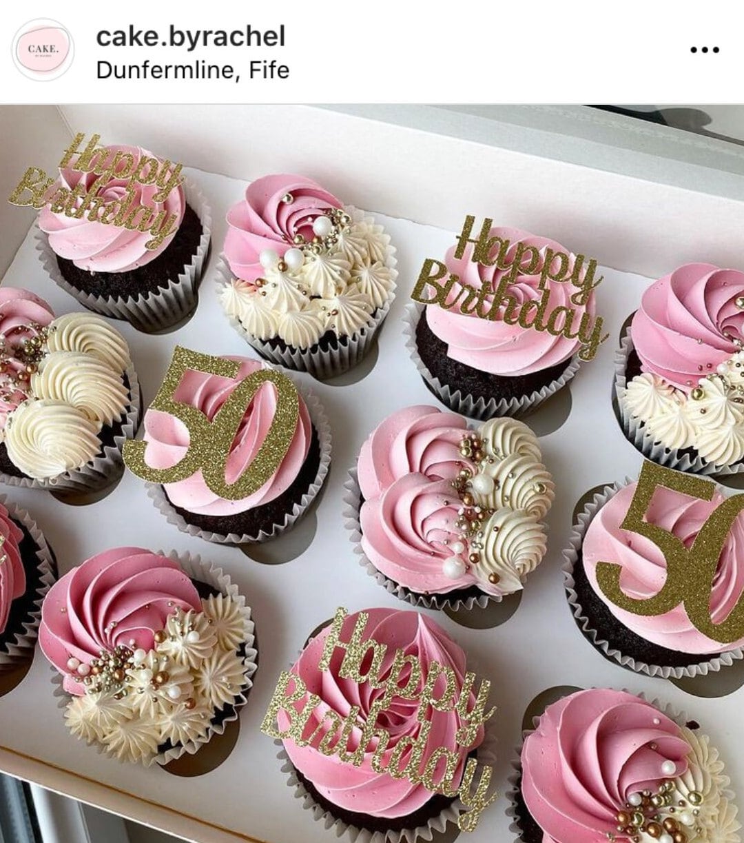 Pink Happy Birthday Cupcake Toppers at Melinda Braxton blog