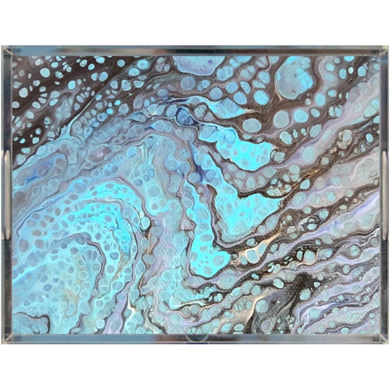 Fluid Art Tray - Etsy