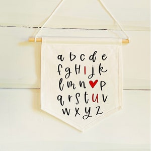 Alphabet Banner - ABC Banner Wall - Daycare Decor Wall - Kids Playroom ...