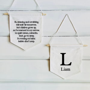 Babies Don't Keep Banner - I'm Rocking My Baby Banner - Nursery Banner ...