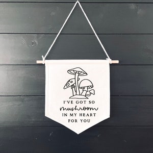 Mushroom Banner - Mushroom Kids Decor Banner - Wild Banner - Nature ...