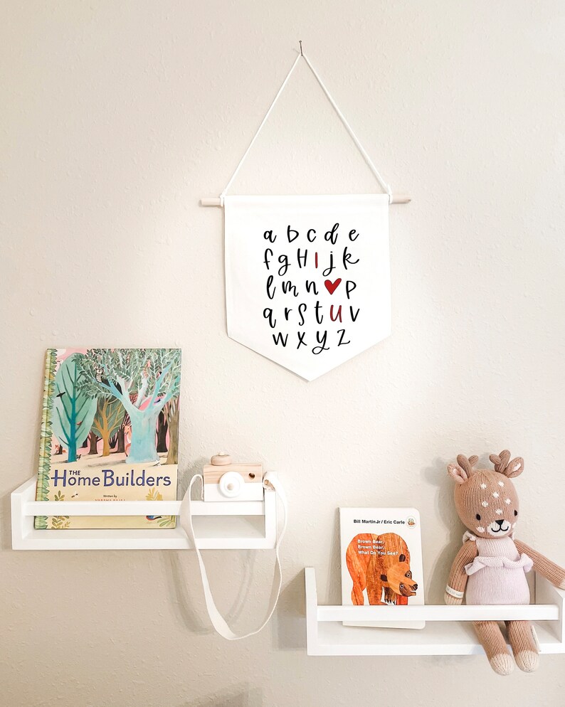 Alphabet Banner - ABC Banner Wall - Daycare Decor Wall - Kids Playroom ...