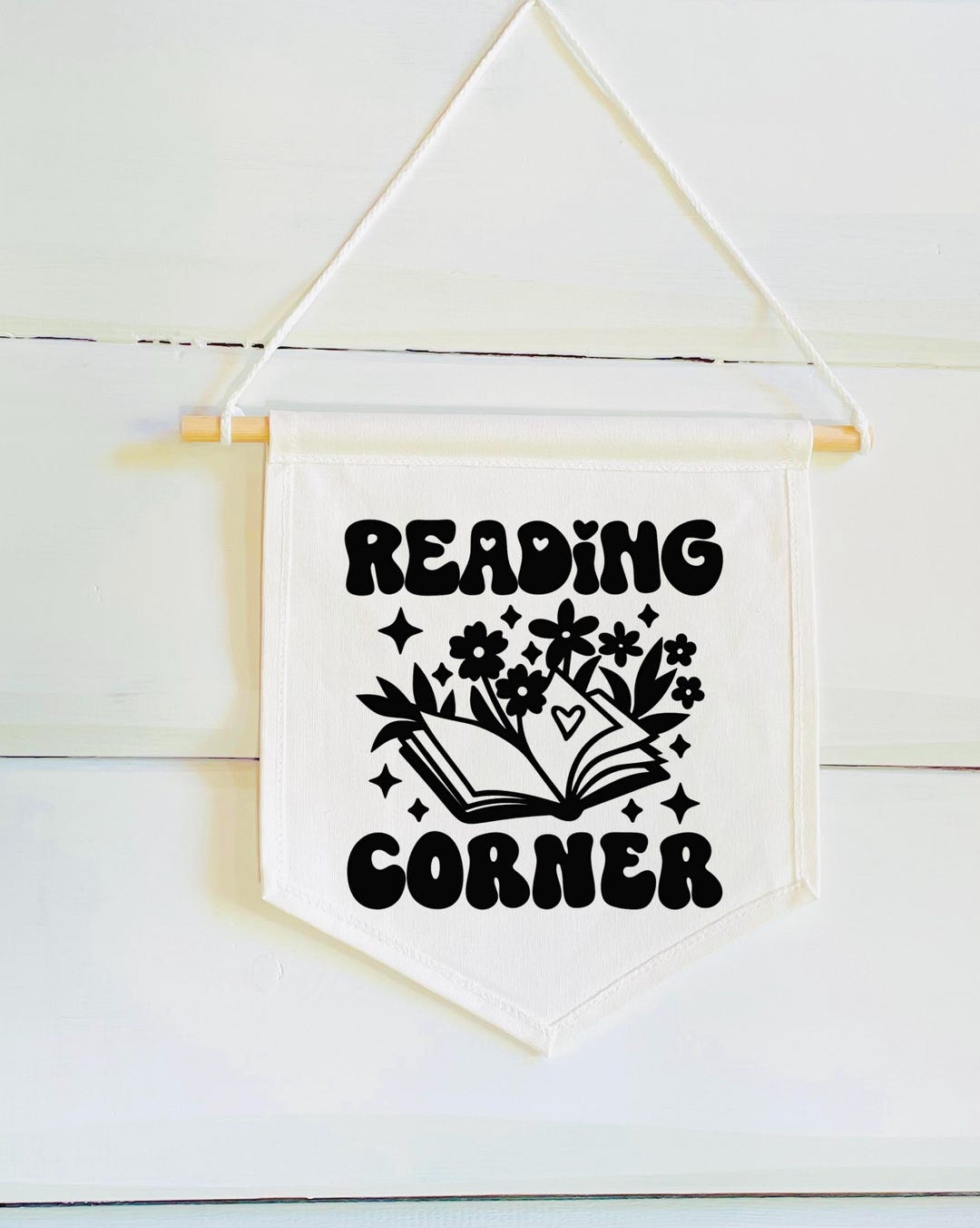 Reading Corner Banner - Reading Area - Nursery Wall Art - Reading Nook ...