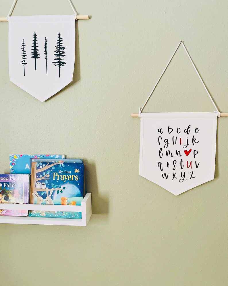 Alphabet Banner - ABC Banner Wall - Daycare Decor Wall - Kids Playroom ...