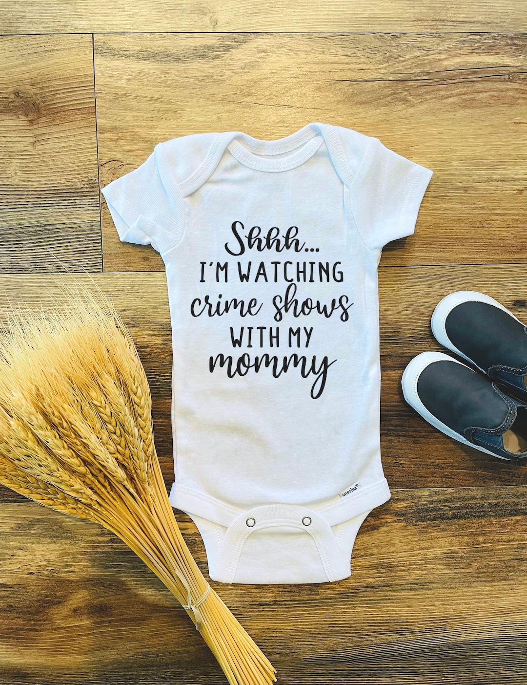 Crime Show Baby Bodysuit Crime Junkie Outfit Crime Show Baby Baby ...