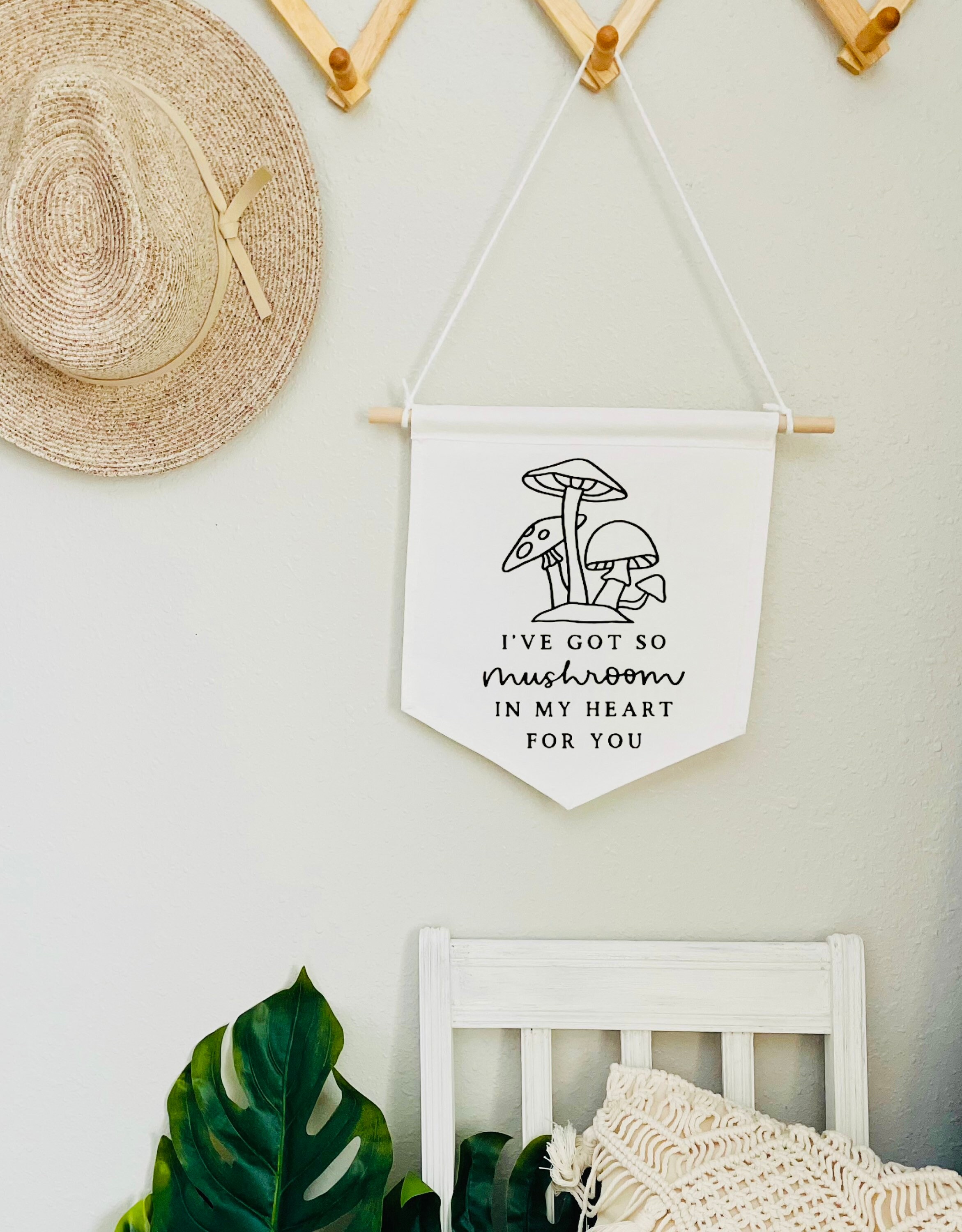 Mushroom Banner - Mushroom Kids Decor Banner - Wild Banner - Nature ...